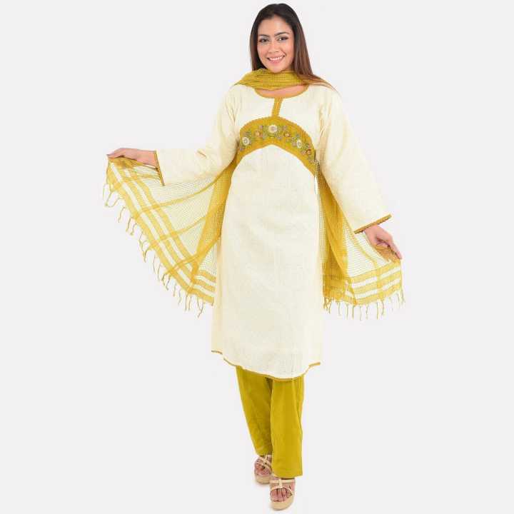Ladies Shalwar for Function and Casual Wear -03pcs | Daraz.lk