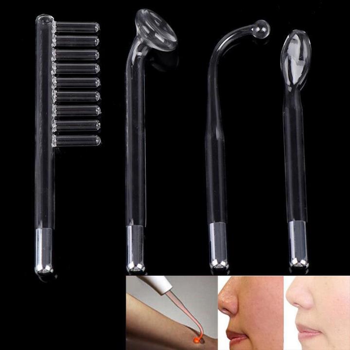 High Frequency Facial Machine Electrode Wand Electrotherapy Glass Tube ...