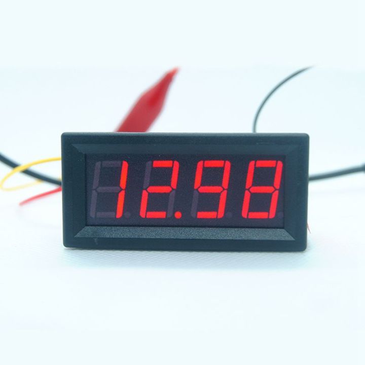 0.56inch Mini Digital LED Display 4 Bits 0-100V Voltmeter Panel Volt ...