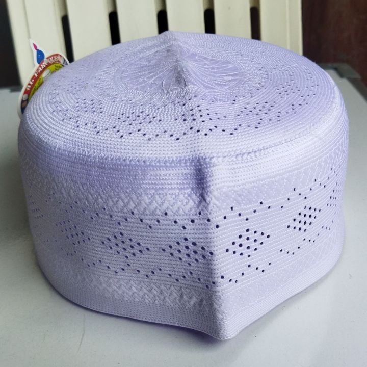 Pure White Muslim Prayer Cap (Thoppi) for men, Best for School and ...