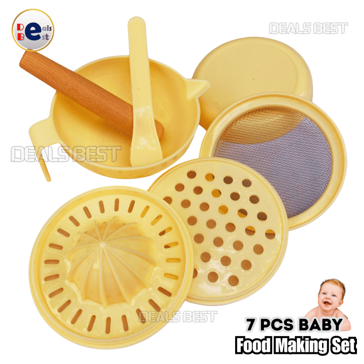 7 Pcs Baby Food Making Set With Best Customer Satisfaction | Daraz.lk