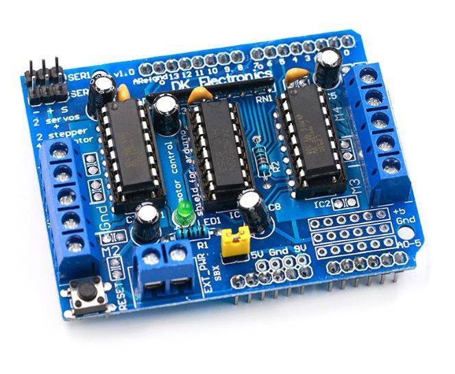 L293D Motor Control Shield Motor Drive Expansion Board Motor Shield ...