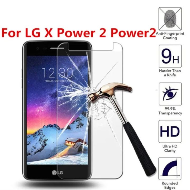 For LG X Power 2 Power2 Charge II X500 M320G M320 M320N 5.5 HD Phone Tempered Glass Screen ...