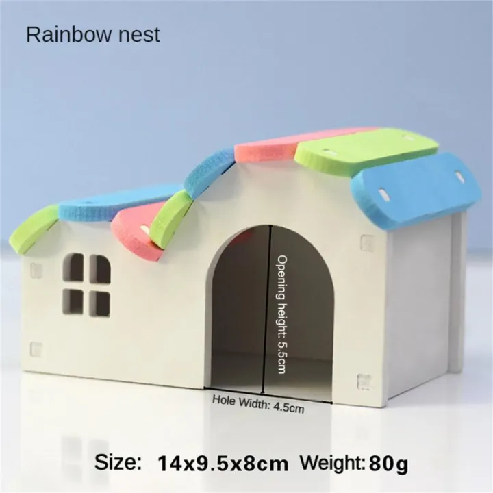 【BabyHug】Hamster Slide Toy Guinea Pig Golden Bear Funny Hamster House ...