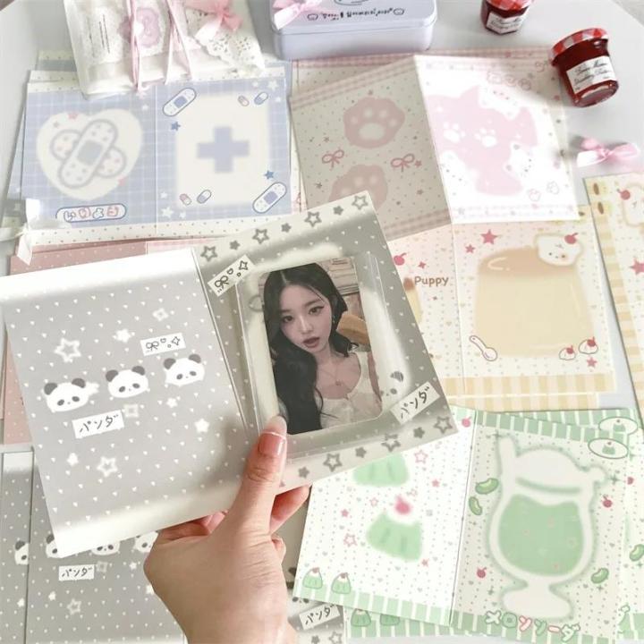10 Pcs/Pack Korean Style Kpop Photo Card Back Packaging Card Set ...
