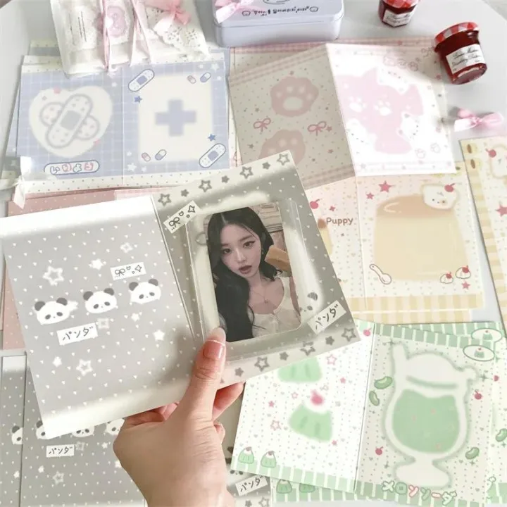 10 Pcs/Pack Korean Style Kpop Photo Card Back Packaging Card Set ...