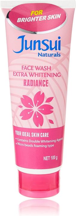 Junsui Natural Face Wash Extra Radiance for Skin 100g For Brighter Skin ...