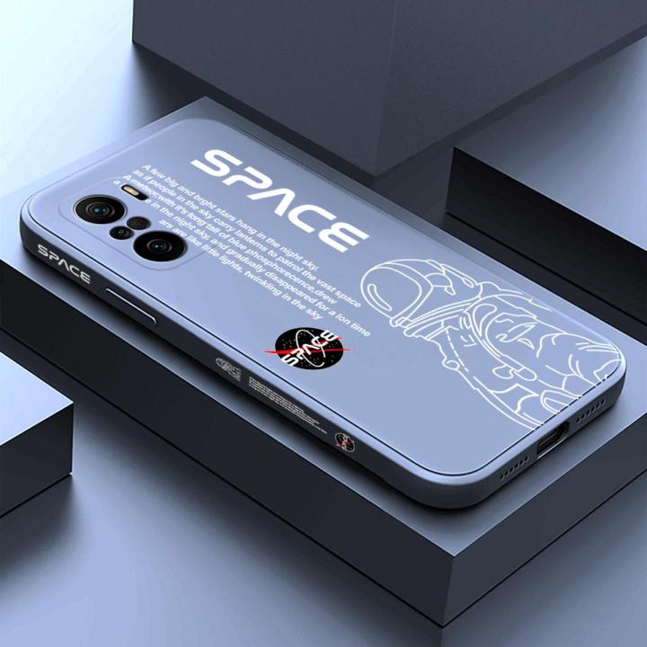 ZeroQiQi for Xiaomi Poco F3 Case Planet Astronaut Phone Cover Soft Full ...
