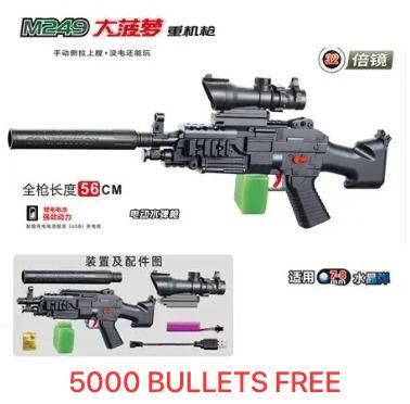 M249 Gel Blaster Toy for Kids Christmas Surprise Gifts Electric ...