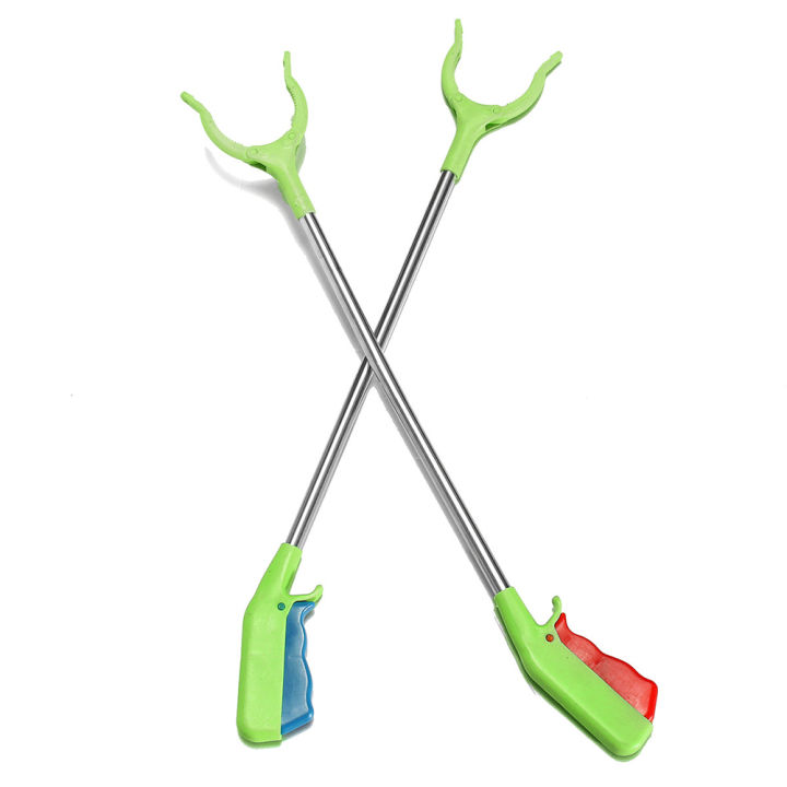 2X Clamp Waste Collector Garbage Claw Garbage End Tool Garden 60CM ...