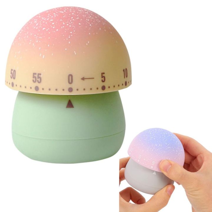 High Quality Cute Mushroom Mechanical Kitchen Timers 60 Minutes No ...