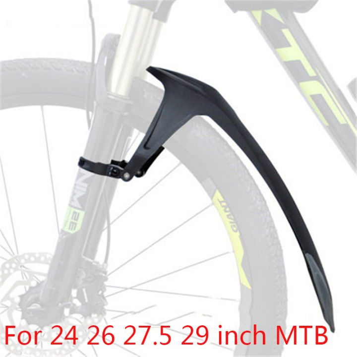 24 26 27.5 29 inch MTB Mudguard Soft Rubber TPE Bicycle Front Rear Wing ...