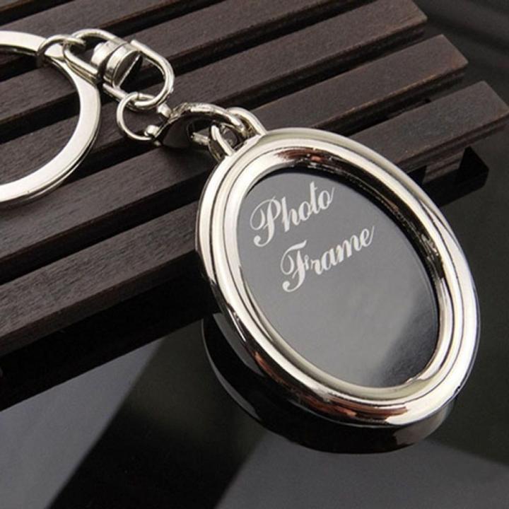 Photo Keychain Mini Metal Alloy Photo Frame Keychain Clear Picture ...
