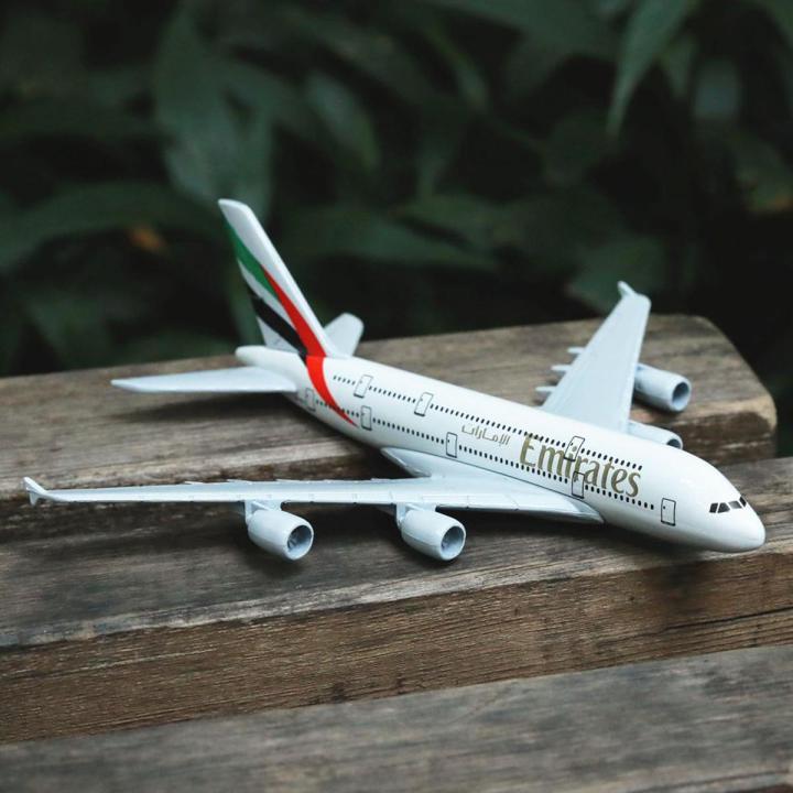 Emirates Airlines A380 Airplane Diecast Aircraft Model 6" Metal Plane ...