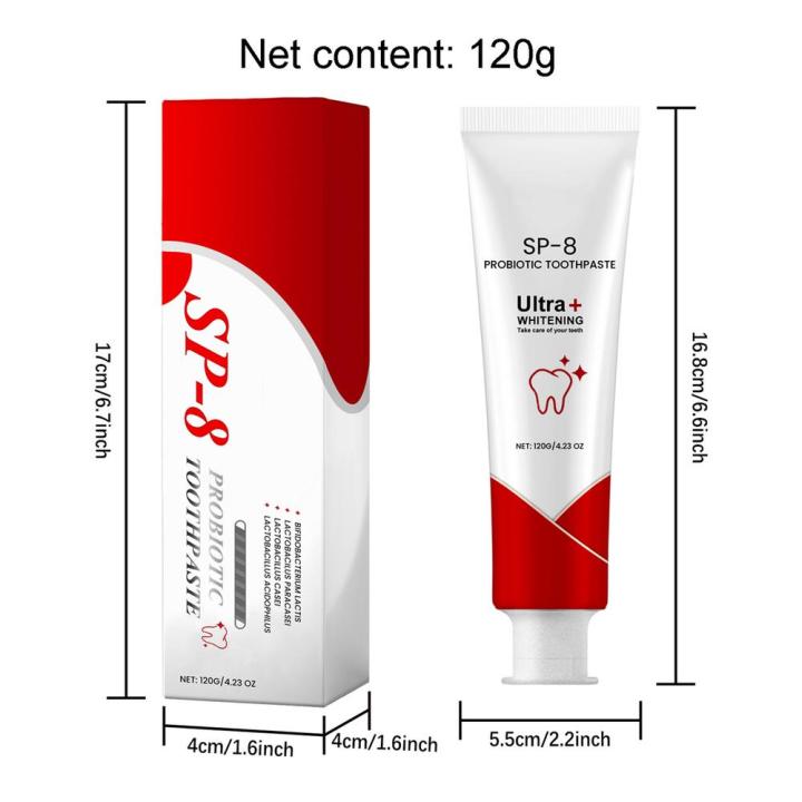 120g Probiotic Toothpaste Whiten Clean Teeth Remove Stains Oral Care ...