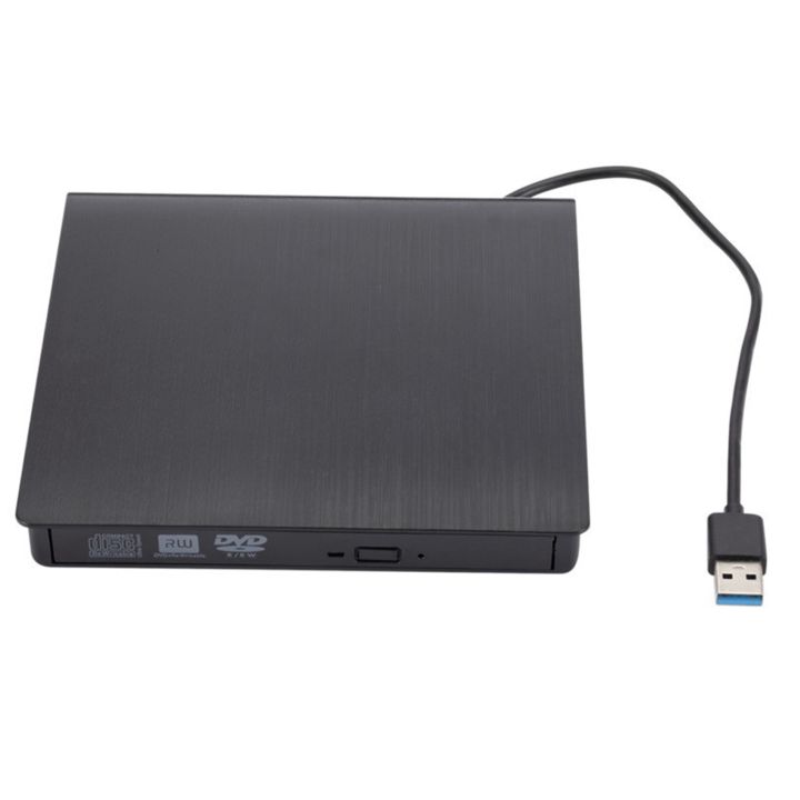 USB 3.0 Slim External DVD Burner Mobile Optical Drive CD Drive Reader ...