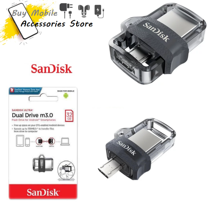 SanDisk USB 3.0 OTG Pen Drive – Micro 16GB, 32GB, 64GB,128GB | Daraz.lk