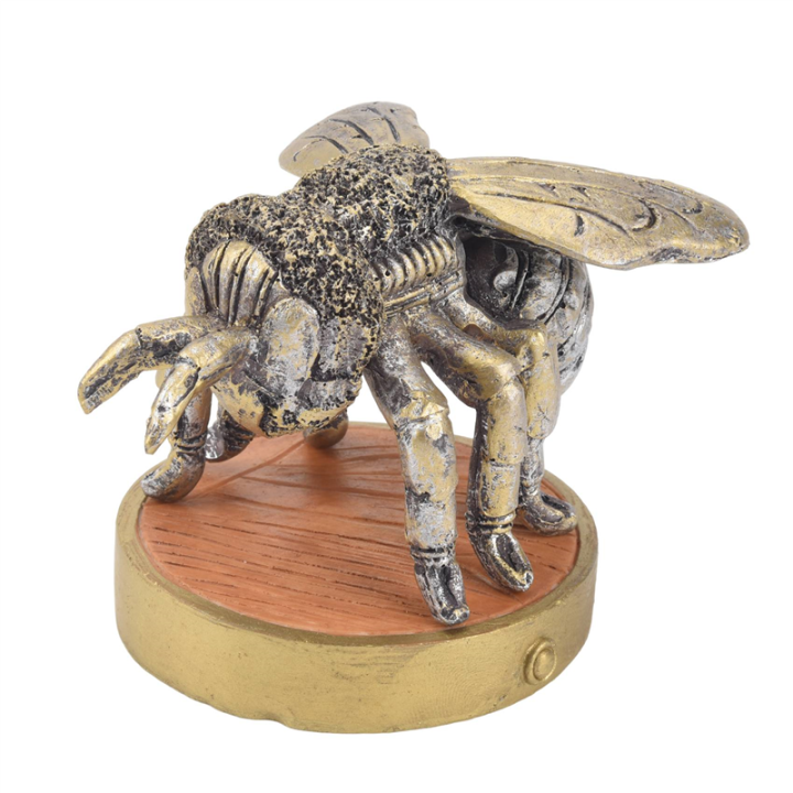 Metal Bee Sculpture Decorative, Simulation Bee Ornament, Queen Bee ...