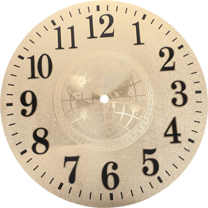 PVC 10 Golden Replacement Quartz Movement Parts Wall Clock Dial Disc ...