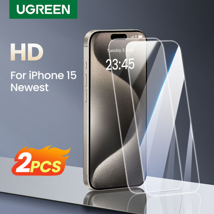 UGREEN 2PCS Screen Protector For iPhone 16 15 14 13 12 11 Pro Max ...