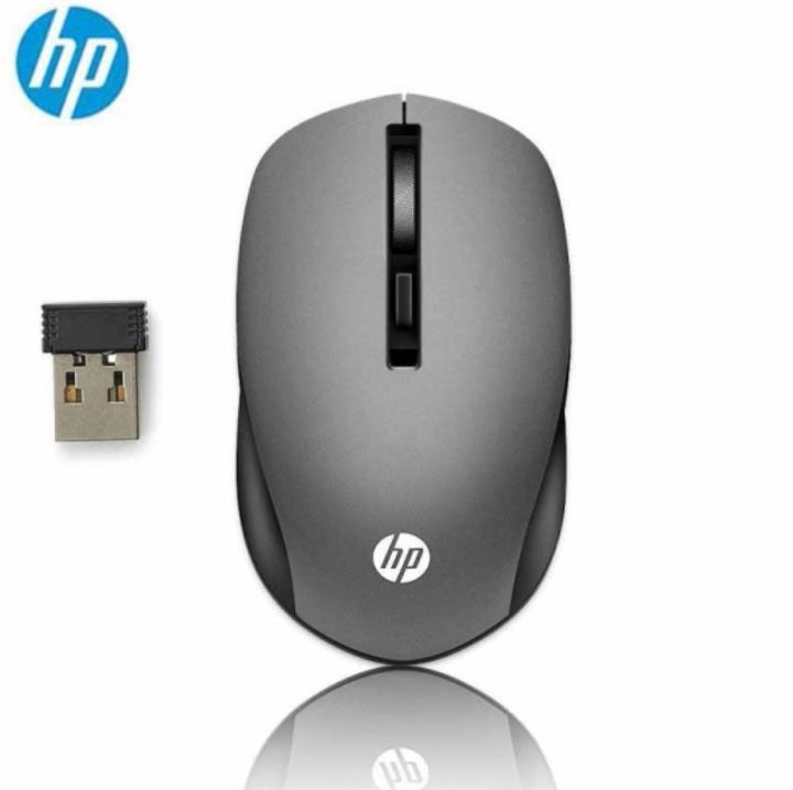 HP S1000 Plus Silent 2.4GHz Wireless Mute Mouse 1600DPI USB Receiver ...