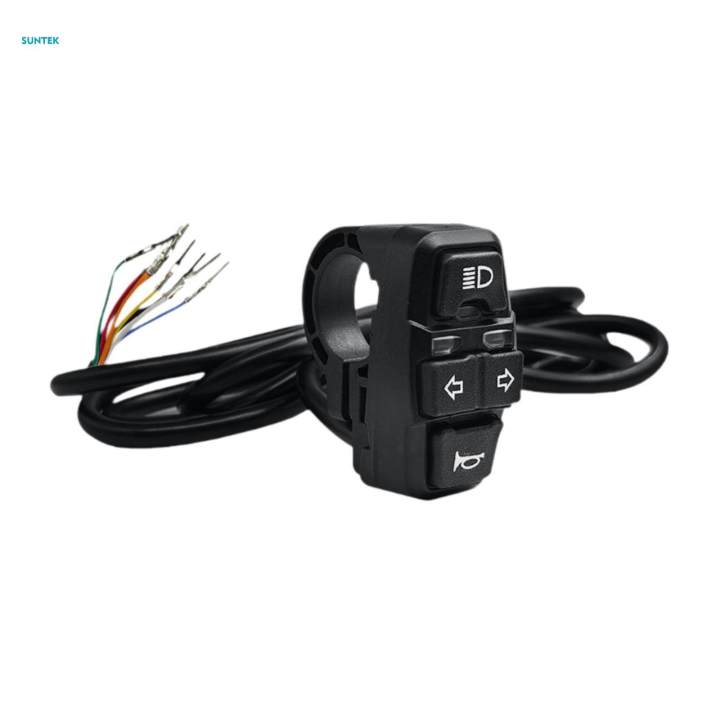 Head Light Turn Switch on/ Switch Replacement 3 in 1 for 7/8" Scooter ...