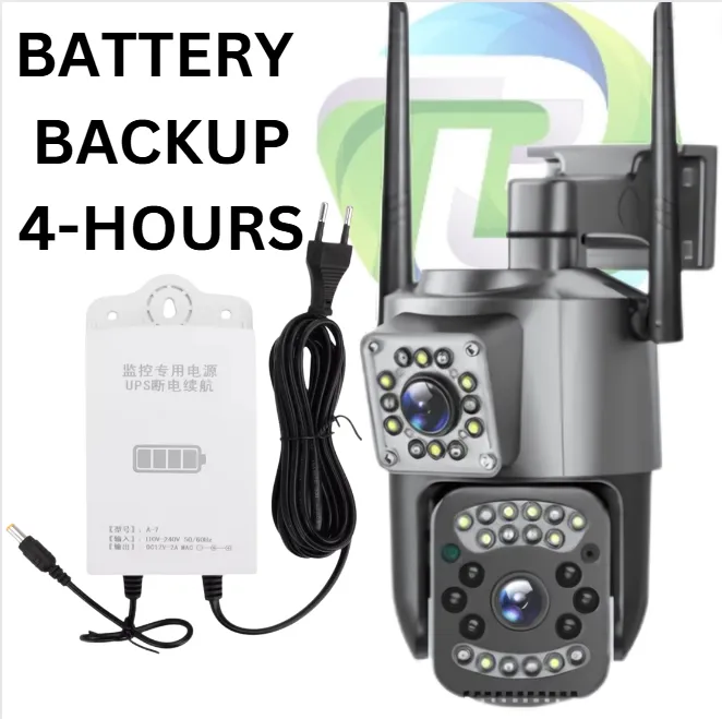 FREE SanDisk 64GB SD | 4G SIM Wireless Dual Lens CCTV Camera | 6MP HD ...