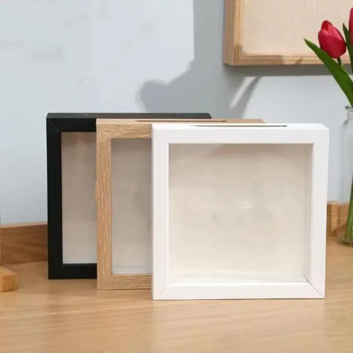 Simple Wooden Adventure Archive Box Transparent with Slot Ticket Shadow ...