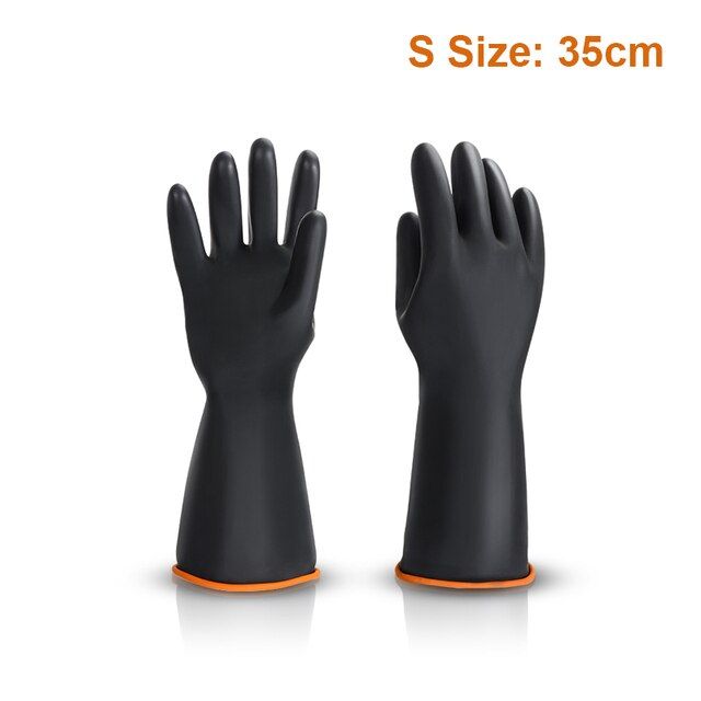 Heavy Acid Resistant Duty Gloves Glove Chemical Househould Safety ...