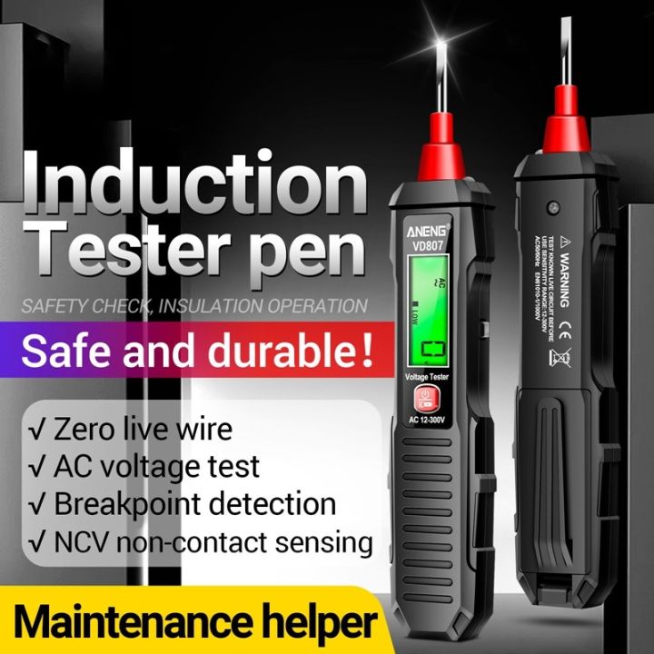 Aneng Multimeter Tester Pen Voltage Display Measuring Pen Vd807 | Daraz.lk