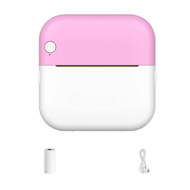 Portable Mini Pocket Printer Note Photo Label Memo Printing Pink | Daraz.lk