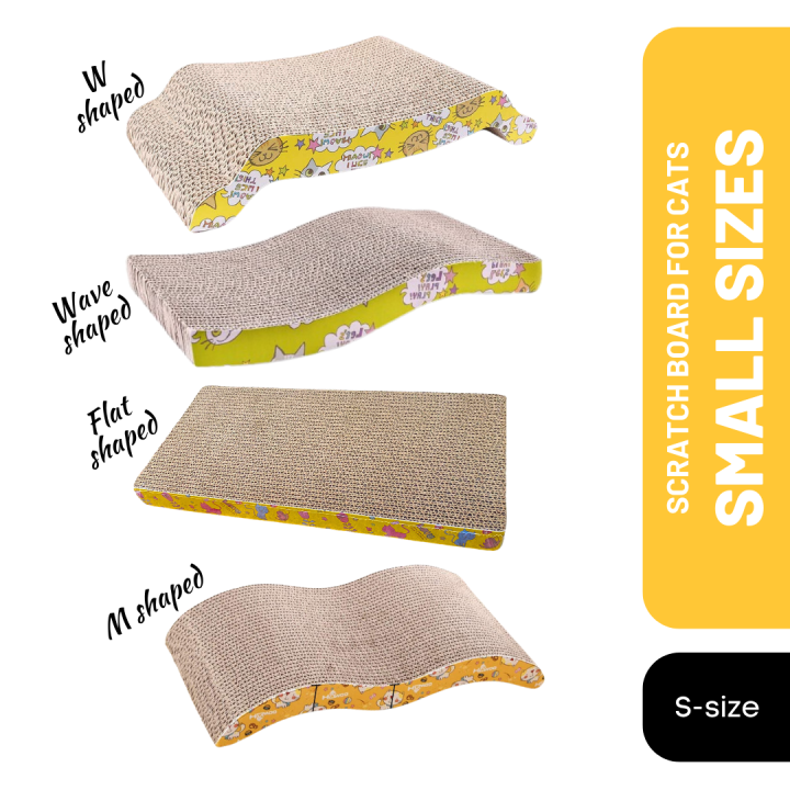 Scratch Board for Cats- Wave Shaped (Small Size) | Daraz.lk