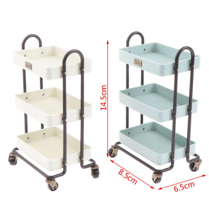 Doll house home furnishings mini kitchen rack movable electrical rack ...