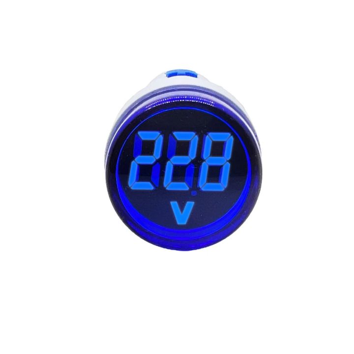 Round LED Voltage Meter Indicator – ACRound LED Voltage Meter Indicator ...