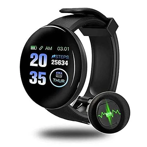 D18 Smart Watch Men Blood Pressure Waterproof Smartwatch Women Heart ...