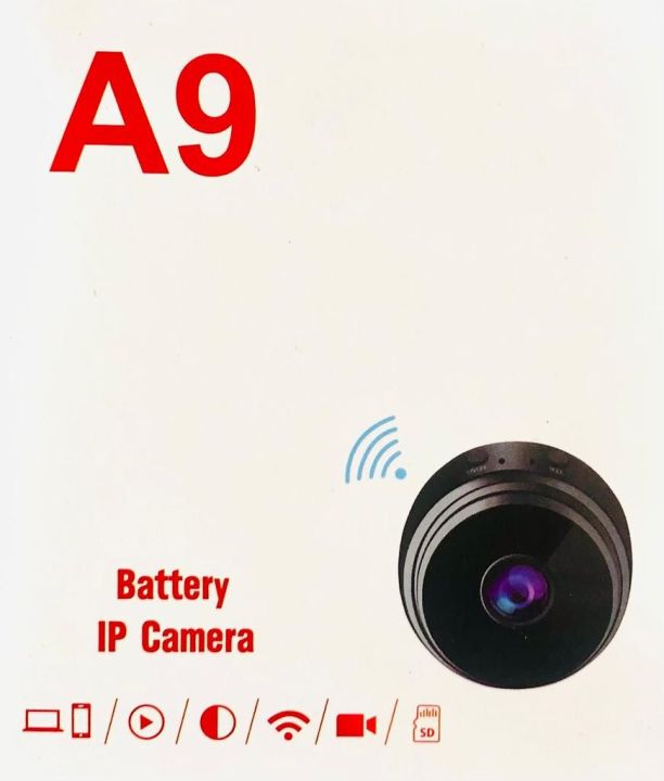 Hidde A9 WiFi Camera / Battery IP Camera | Daraz.lk