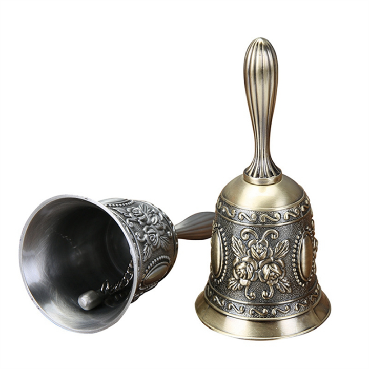 2 Piece Hand Bell Metail Dinner Bell Wedding Bells Service Bell Call ...
