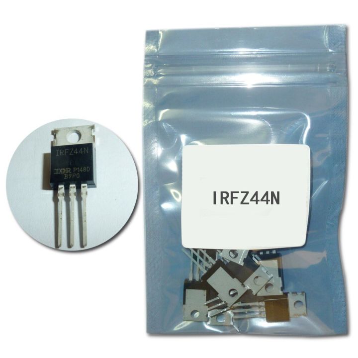 【Happy childhood memories】10pcs/set Mosfet IRFZ44N TO220 transistor kit ...