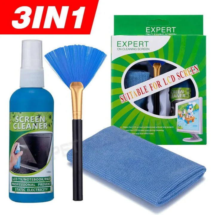 Screen Cleaner solution spray kit for LCD / LED / TV's / Laptops ...