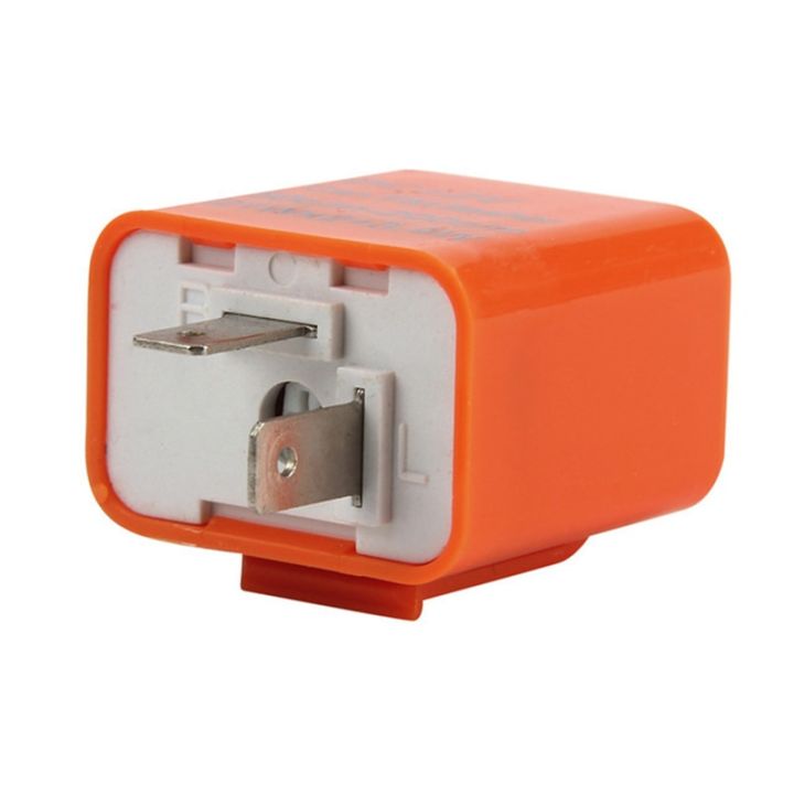 【Orange】 2018 12V Pin Adjustable LED Relay Signal Indicator Control ...