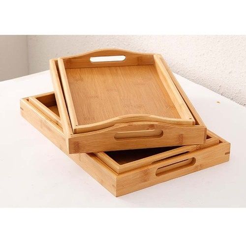 Hard Kitchen Heavy Serving Tray Wooden Rust Free Large and Small Size ...