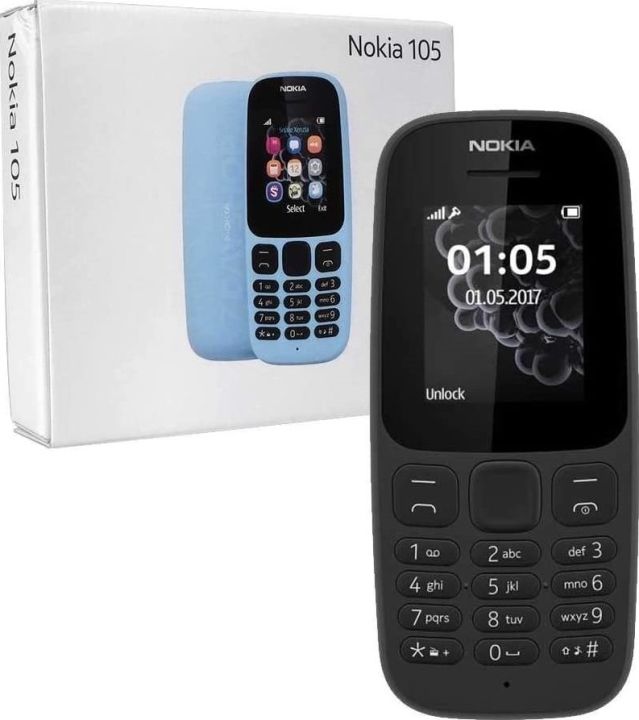 Nokia 105 Dual Sim 4th Edition With Warranty Feature Push button Phone ...