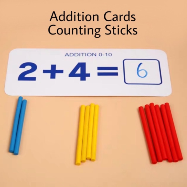 HOT I Love Mathematics - Educational Wooden Count Montessori Toys ...