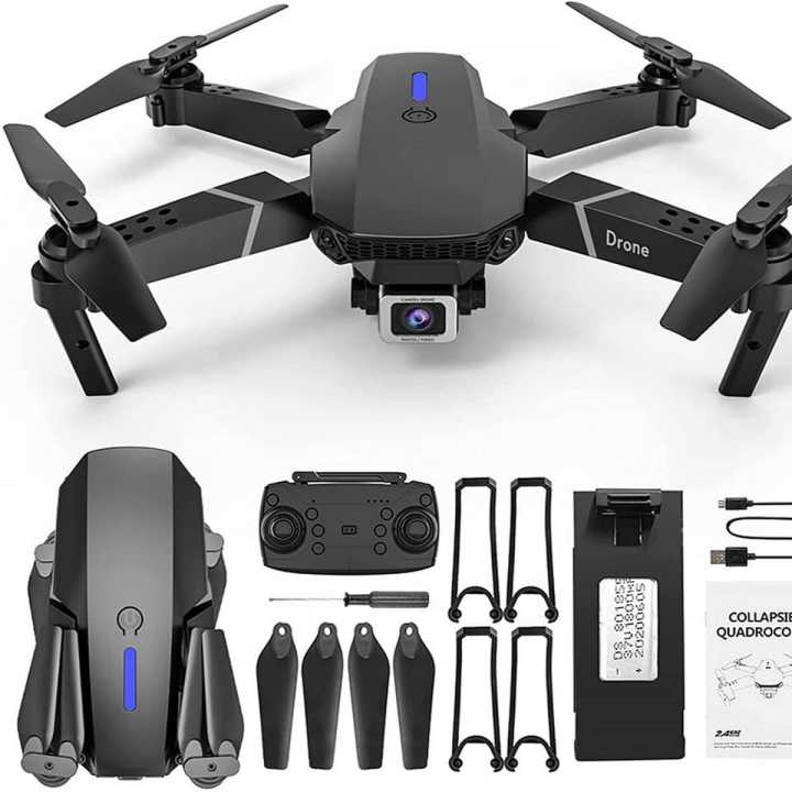 New E525 Quad Copter Drones HD 4K 1080P Camera WiFi FPV Height Keeping ...