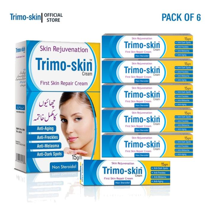 Bundle of 6 Trimo Skin Creams: Experience Radiant Skin with Our Scar ...