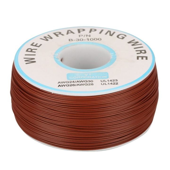 Colorful 30AWG Wire Wrapping Copper Wire 0.25mm Core Diameter 200M ...