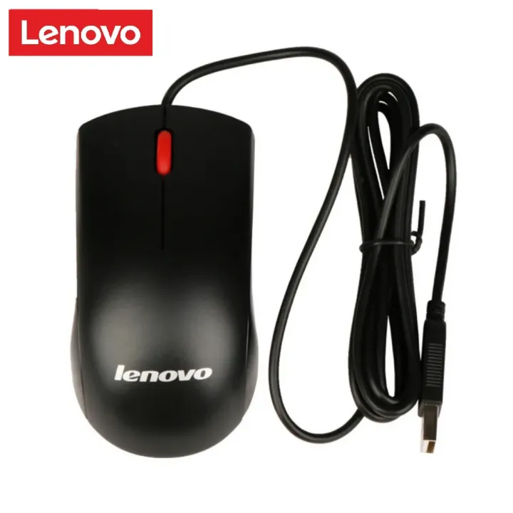 Lenovo M120 1000DPI Wired Optical Mouse – USB Mouse for Computer ...