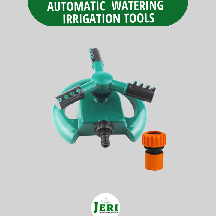 Garden Sprinklers, Lawn 360 Rotating Impact Sprinklers, Adjustable ...