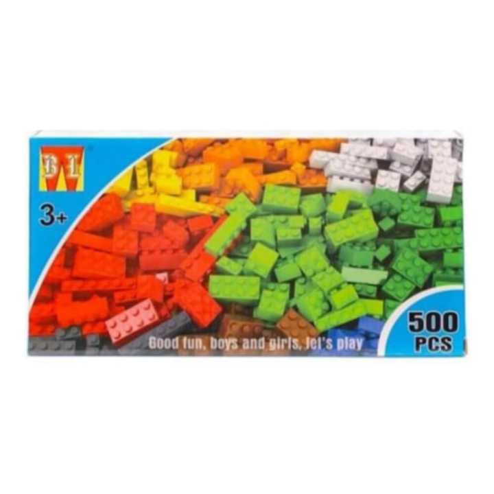 500 pcs බිල්ඩින්ග් බ්ලොක් Set - DIY Creative Bricks තොග අධ්‍යාපනික ළමා ...