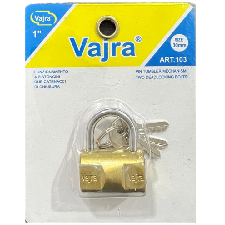 1 Inch Vajra Door Lock 30mm Padlock | Daraz.lk